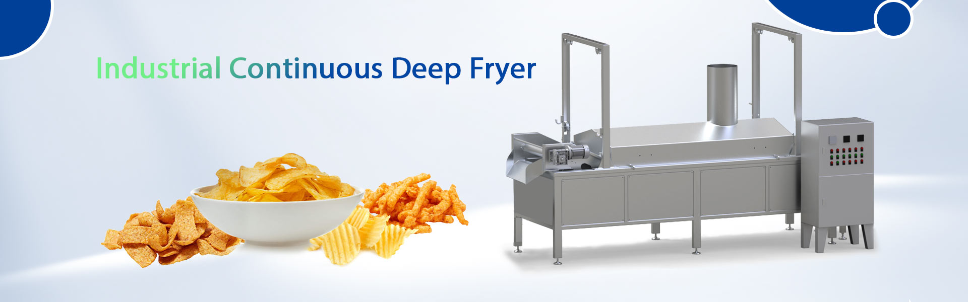 Industrial Continuous Deep Fryer - Buy Continuous Belt Fryer ...