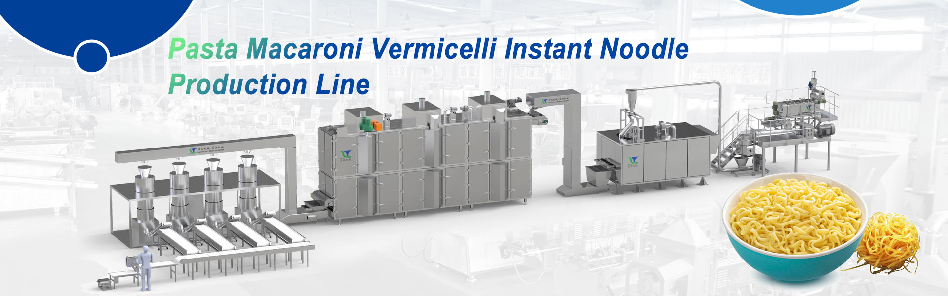 Process Line-Pasta Macaroni Vermicelli Instant Noodle - Jinan Arrow ...